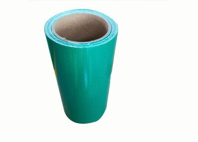 China Safety Single Sided High Intensity Grade Reflective Sheeting , Orange Green Honeycomb Reflective Vinyl for sale