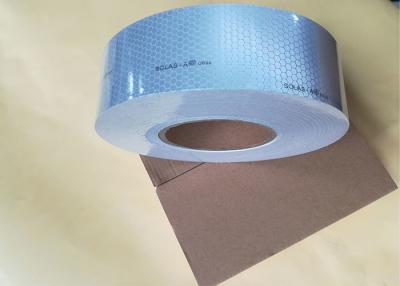 China High Visibility Silver Honeycomb Reflective Tape For Vehicles Marine Solas Grade for sale