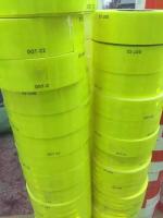 China Trailer Flourescent Yellow Green Reflective Conspicuity Tape PSA Adhesive DOT C2 for sale