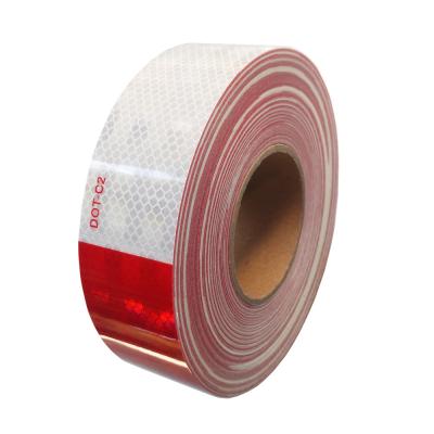 China Exterior Railroad Prism Dot Reflective Tape For Trailers Self Adhesive Color Custom for sale