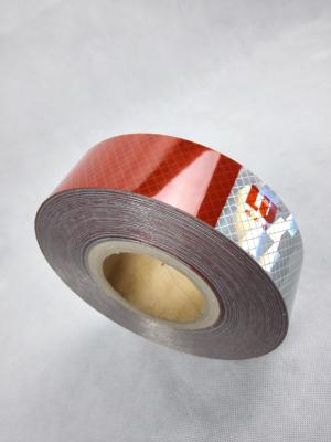 China Super High Reflection Metalized Prismatic Conspicuity Tape For Vehicle for sale