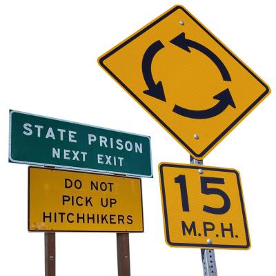 China Traffic Speed Limit Sign Aluminum Traffic Sign Board Reflective Slow Down Road Signs for Road Safety for sale