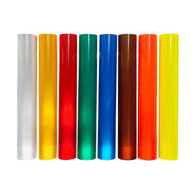China High Visibility Road Way Safety Vinyl Prismatic EGP Yellow Latex Sheeting Reflective Vinyl Roll for sale