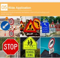 China Self Adhesive Acrylic Micro Prismatic Engineer EGP HIP Diamond Grade Traffic Sign Reflective Material Printable Vinyl Tape Film for sale