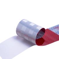 China 2 Inch Certification Dot-c2 Vinyl Sticker Reflector Adhesive Cinta Reflectiva Stripe Sticker Vinyl Reflective Tape for sale