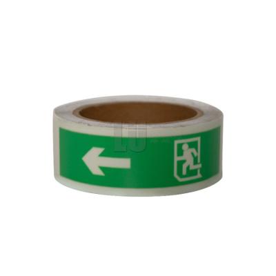 China Wholesale Glow in the Dark Printable Vinyl Film Photoluminescent Glow in Dark Film for Emergency Exit Sign for sale