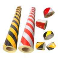 China Glass Microbead Reflecting Sheeting Film PET 3100 Advertising Grade Waterproof Outdoor Road Marking Self Adhesive Warning Tape for sale
