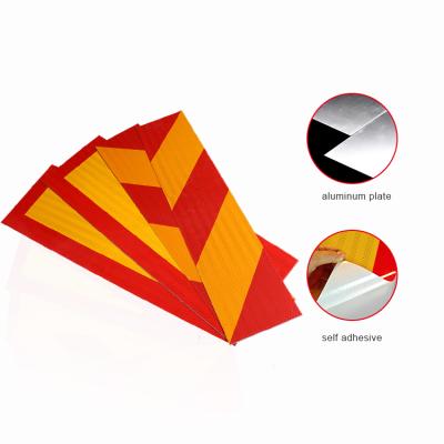 China HIP 10 Years Acrylic Rear Reflective Plate Sticks Heavy Vehicle For Rear Reflective Marker Board for sale