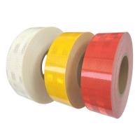 China Showway High Intensity Prismatic Round Reflective Green/Yellow Vehicle Truck Safety Tape 45.7m Diamond Retro for sale