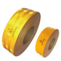 China Customized Reflectivity Tape Warning Safety Mark ECE 104R Adhesive Tape Kiss Cut Reflective Stickers for Trucks for sale