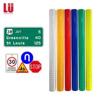 China Custom Self Adhesive EGP Engineer Grade Acrylic Prismatic Reflective Sheeting Film Vinyl Sheets Roll for Road Traffic Signs for sale