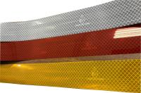 China Roadway Safety Reflective Material Vehicle Sticker ECE 104R Reflective Tapes for Heavy Trucks for sale