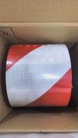 China High Visibility white and red Reflective Chevron Reflective Stripe Tape For Vehicles for sale