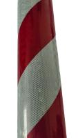 China High Visibility white and red Reflective Chevron Reflective Stripe Tape For Vehicles for sale