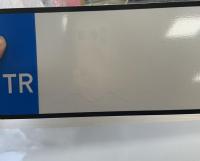 China High visibility Reflective Car License Plate Film With Laser Mark for sale