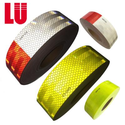 China DOT Class 2 Reflective Tape Safety Red / White Adhesive Set  2