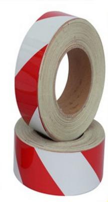 China Double Color Red And White Reflective Tape Strong Adhesive for sale