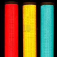 China Micro Glass Beads 1800 PMMA Reflective Vinyl Sheeting For Traffic Signs Prismatic Film High Intensity for sale