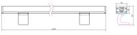 China Outdoor Linear LED Wall Washer Light 36W 1000mm 50000hrs Lifespan Waterproof for sale