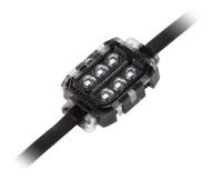 China IP67 Digital RGB LED Pixel Light 1.44W 24V Outdoor Single Package 5cm for sale