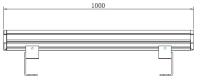 China White IP65 LED Linear Light Fixture 12W 24V 50000hrs Lifespan for sale