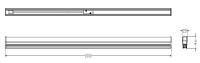 China DC24V Waterproof Outdoor LED Linear Lighting Strips IP65 120° Beam Angle for sale