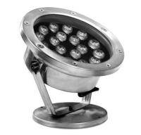 China 6W 24V IP68 Stainless Steel LED Underwater Light 50000hrs Tempered Glass for sale