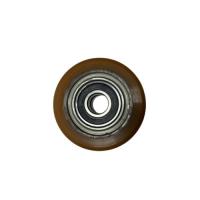 China 6203 Bearing Linde Balance Wheel 80*30 mm PU Material for Hand Pallet Truck in Food Beverage Shops for sale