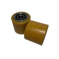 China 80*70mm 6204 Bearing PU Load Wheel for Linde Pallet Truck Manufacturing Plant for sale