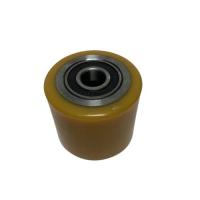China 80*70mm 6204 Bearing PU Load Wheel for Linde Pallet Truck Manufacturing Plant for sale