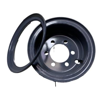 China 2 Piece 7.00T-15 Steel Wheel Rims for 28x9-15 Tire - Durable Forklift Replacement Parts for sale