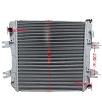 China Aluminum Hydraulic Radiator for HANGCHA CPCD30 Forklift with Long Working Life Cooling System for sale
