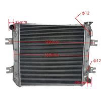 China 6.7KG Weight Aluminum Hydraulic Radiator with Long Working Life for Hangcha CPCD30 N Series Forklifts for sale
