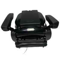 China Universal Forklift Seat with Integrated Steel Armrest Fold Down Backrest and Long Working Life for sale