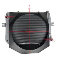 China 8KG Aluminum Long Working Life Radiator for HELI CPC30 Forklift Cooling System for sale