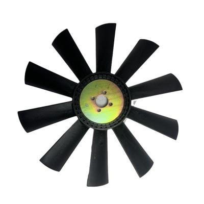 China YUCHAI Original Quality Black Plastic Radiator Fan Blade with 2.6KG Weight for CPCD50-100 Forklift for sale