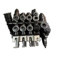 China 4-Spool Hydraulic Multi-Way Valve for HANGCHA 3-Ton Electric Forklift with High-Strength Cast Iron Construction for sale