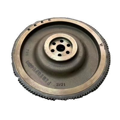 China High-Strength Ductile Iron Flywheel Assembly with Shock Resistance and OEM Mounting Holes for Nissan K21 K25 Forklift Engine for sale