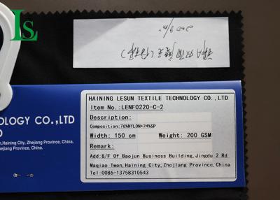 China Nylon Spandex Yoga Fabric - 80/20 Blend High Elasticity Moisture Wicking Material for Activewear for sale