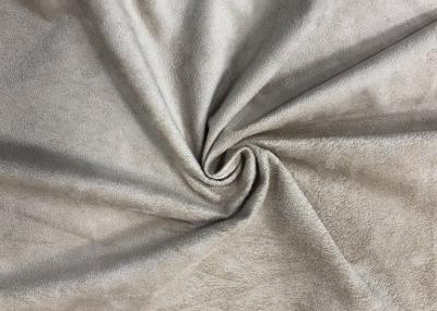 China 140GSM 100% Polyester Suede Fabric - 160cm Width Camel Color Environment Friendly Material for Shoes and Upholstery for sale
