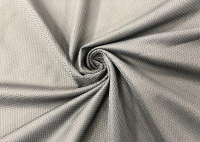 China 130GSM Breathable Polyester Mesh Fabric 160cm Width Grey Color for Sports Shoes and Sneakers for sale