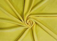China 300GSM 92% Polyester Microfiber Elastic Velvet Fabric - 160cm Width, Mango Yellow for Toys & Accessories for sale