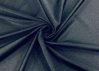 China 160GSM 82% Nylon Elastic Fabric for Swimwear - 155cm Width Black Stretch Knitting Material for sale