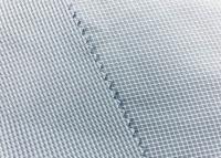 China 130GSM 100% Polyester Gingham Warp-Knitted Shirt Fabric - 150cm Width Grey Checks Textile for sale