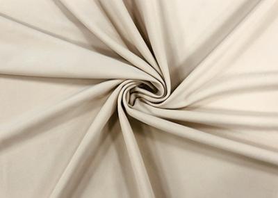 China 200GSM 82% Nylon Stretch Fabric for Underwear - 150cm Width Light Beige Elastic Material for sale
