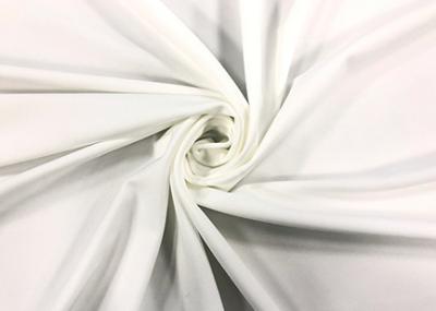 China White Underwear Fabric 170GSM 150cm Width 84% Polyester 16% Spandex High Elasticity Knitting Material for sale