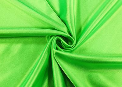 China 240GSM 93% Polyester Swimwear Fabric with 8% Spandex - 150cm Width Bright Green Elastic Material for sale