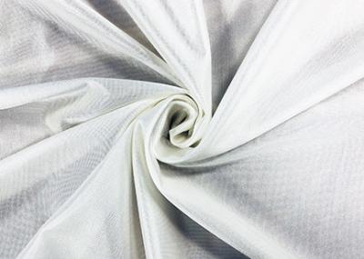 China 210GSM Flexible Nylon Spandex Fabric 84% Nylon 16% Spandex 150cm Width White for Swimwear and Housedress for sale