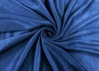 China 140GSM Microsuede Upholstery Fabric 160cm Width Nordic Blue 100% Polyester Environment Friendly for sale