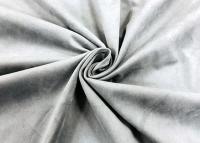 China 290GSM Synthetic Polyester Suede Fabric for Furniture - Light Stone Grey Color, 150cm Width for sale